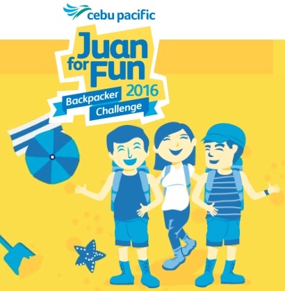Unlimited Flights for the Cebu Pacific Juan-For-Fun 2016 Champions!